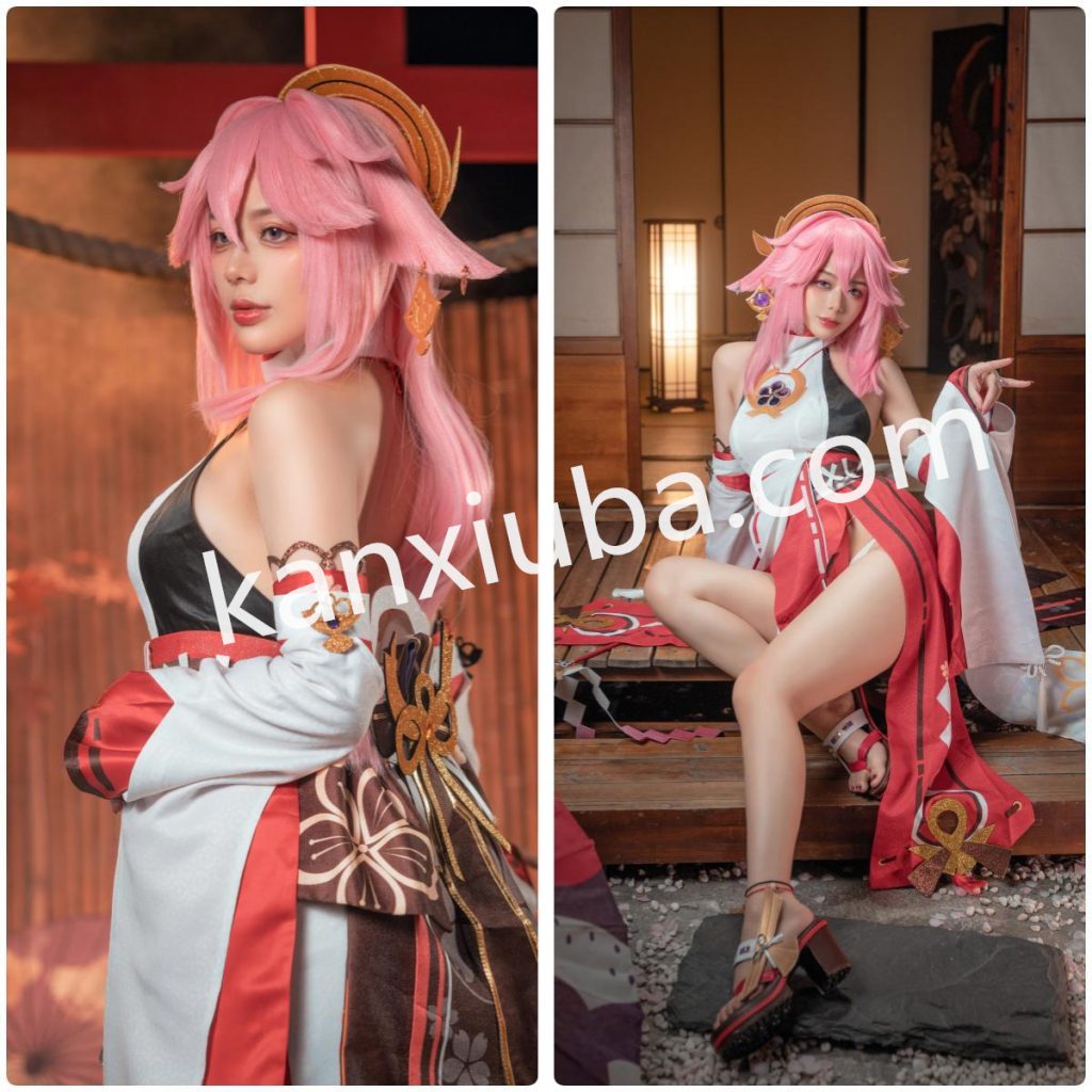 二次元coser阿九 – 八重神子51P/7V/814M-看秀吧